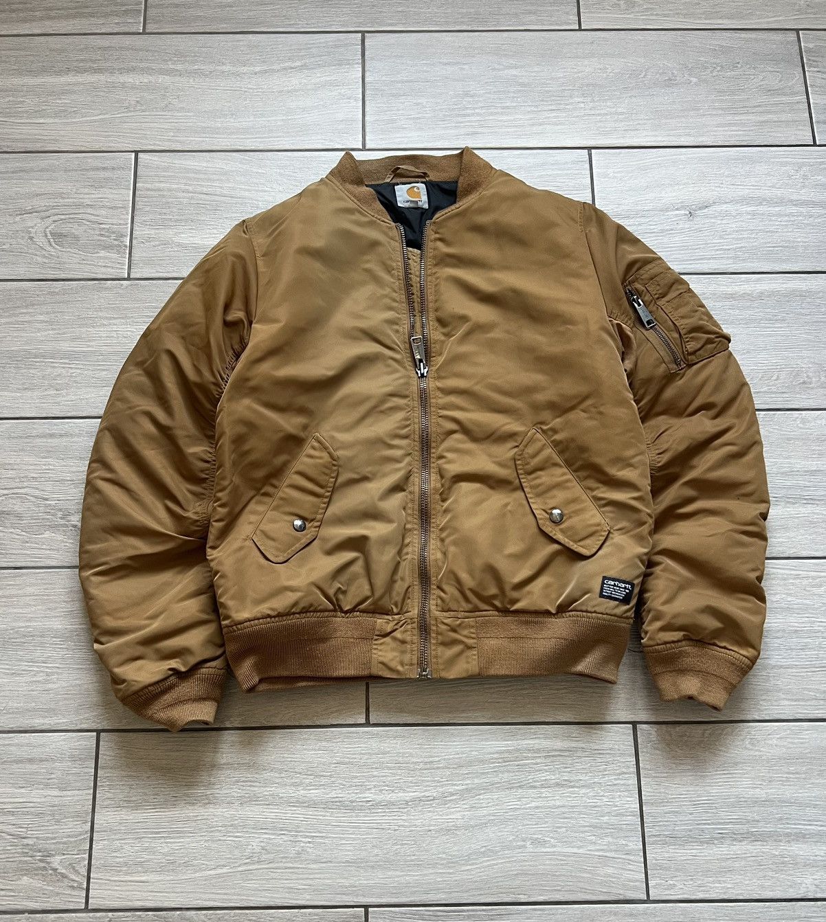 Carhartt Carhartt Vintage M-1 Bomber Streetwear Work 90s Fade | Grailed