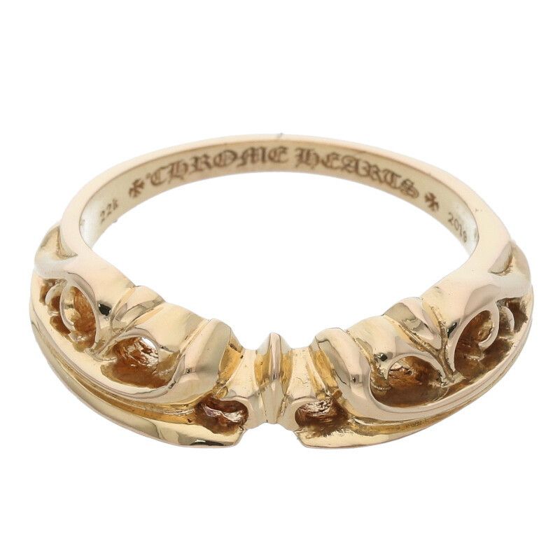 Chrome Hearts Gold Half Ring | Grailed