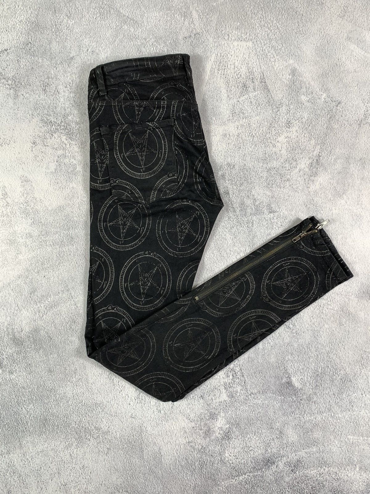 Japanese Brand × Vintage Vintage Y2K Killstar pentagram pants opium ...