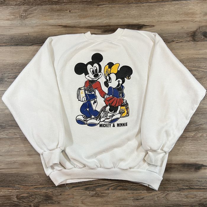 Vintage 80s Vintage MICKEY MOUSE DISNEY Bootleg Designer Crewneck | Grailed