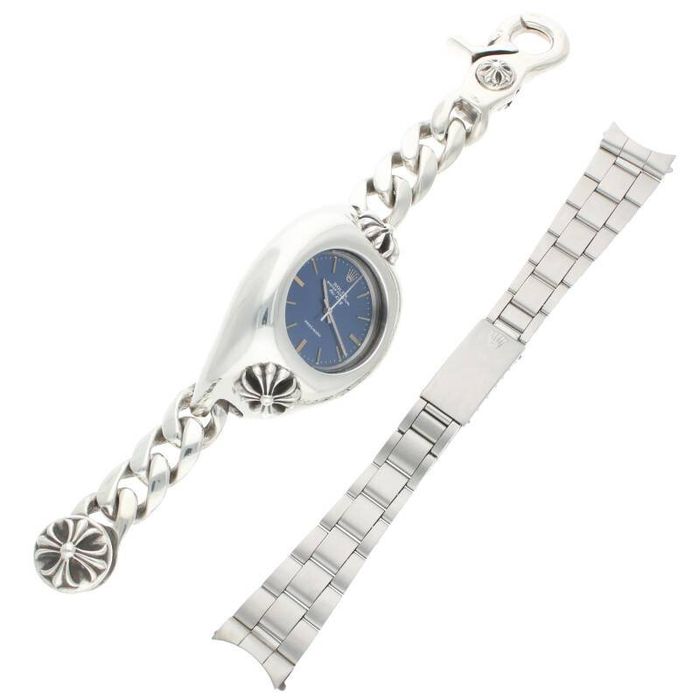 Rolex Chrome Hearts x Rolex Air King Blue Dial Watch | Grailed