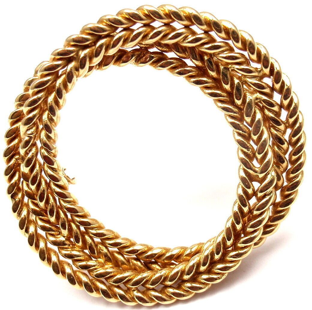 Hermes Authentic Vintage Hermes Paris 18k Yellow Gold Brooch Pin | Grailed