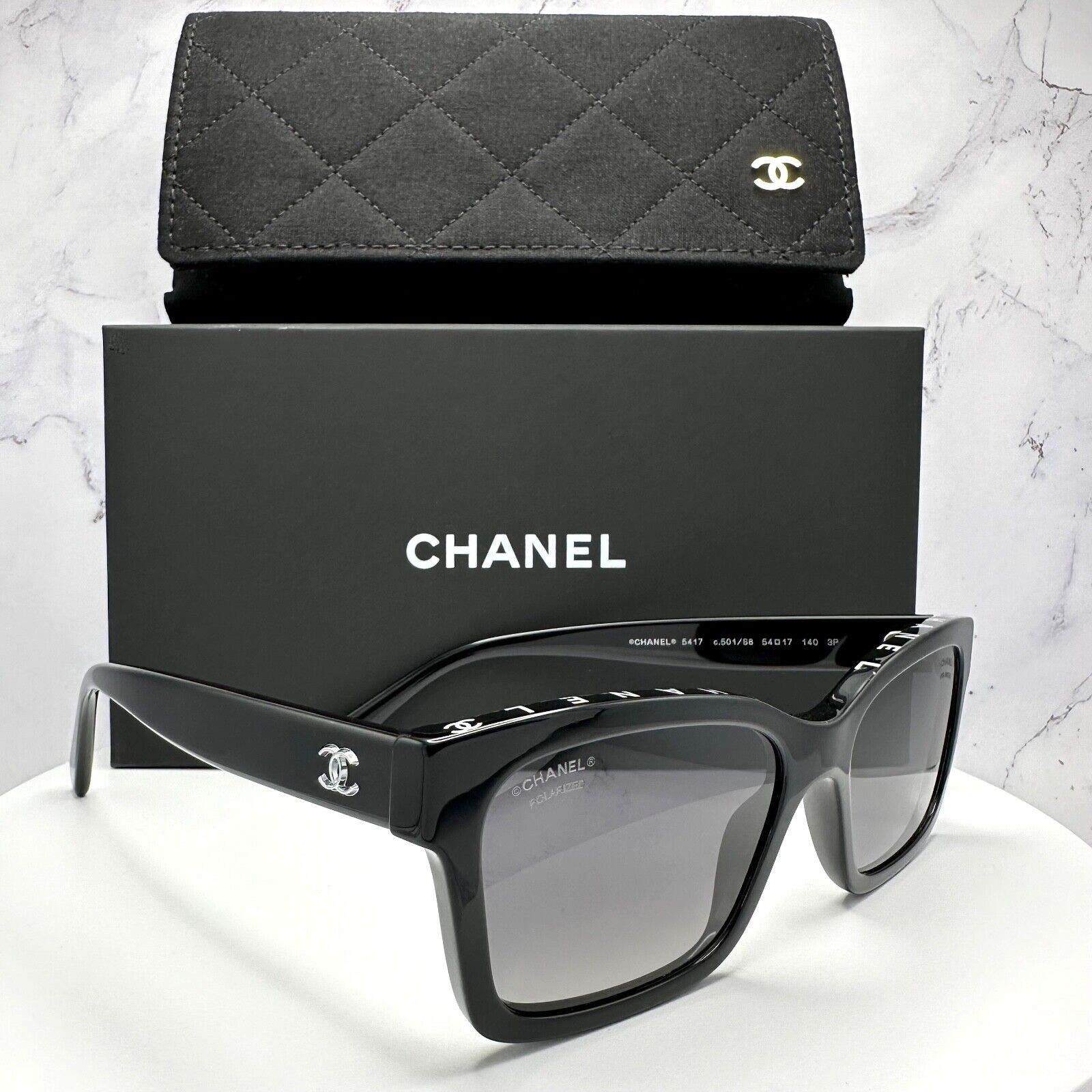 Chanel Chanel Sunglasses Black Polarized CHANEL Letter Top Frame | Grailed