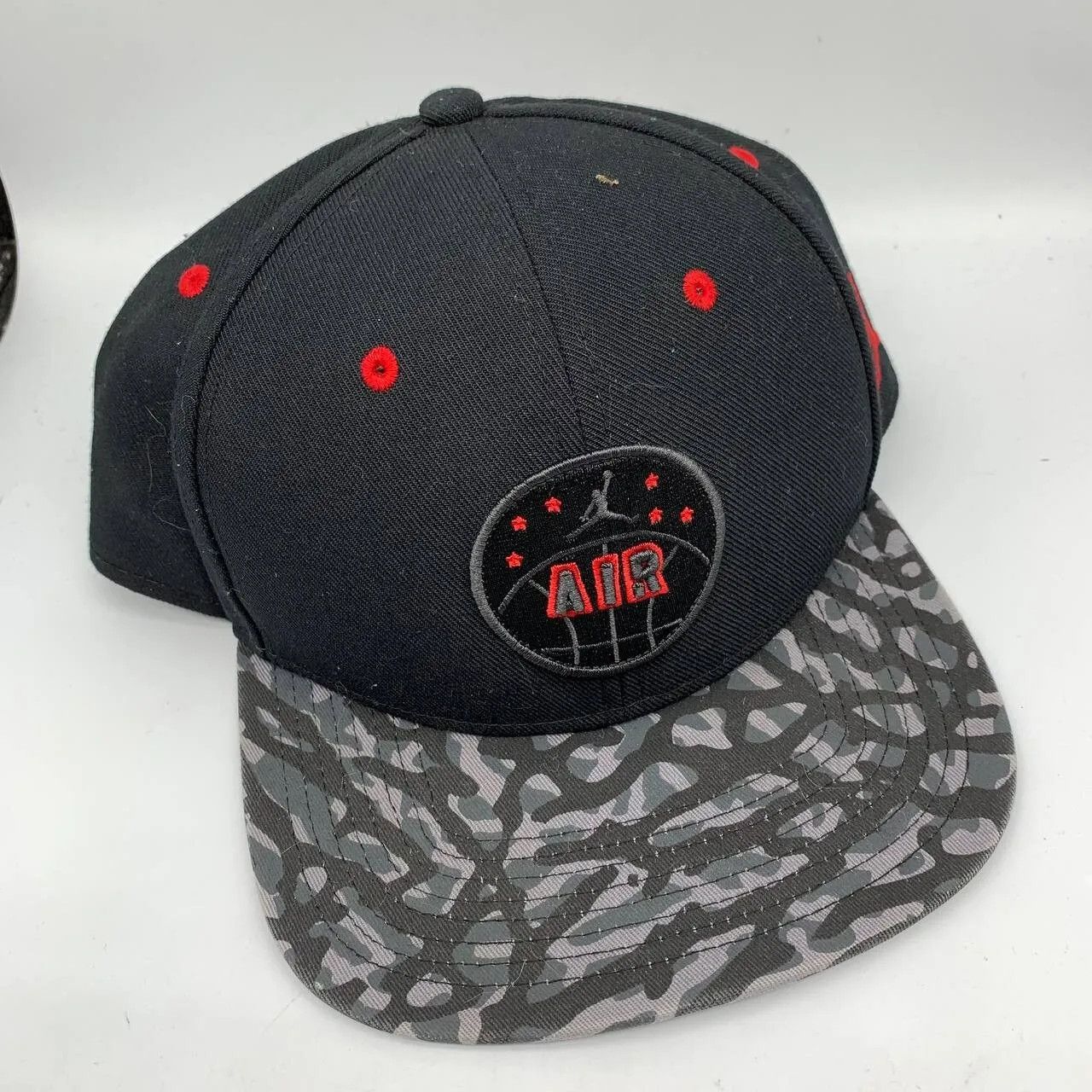 Jordan Brand Air Jordan Camouflage Jumpman Hat Snapback Cap Black Men ...
