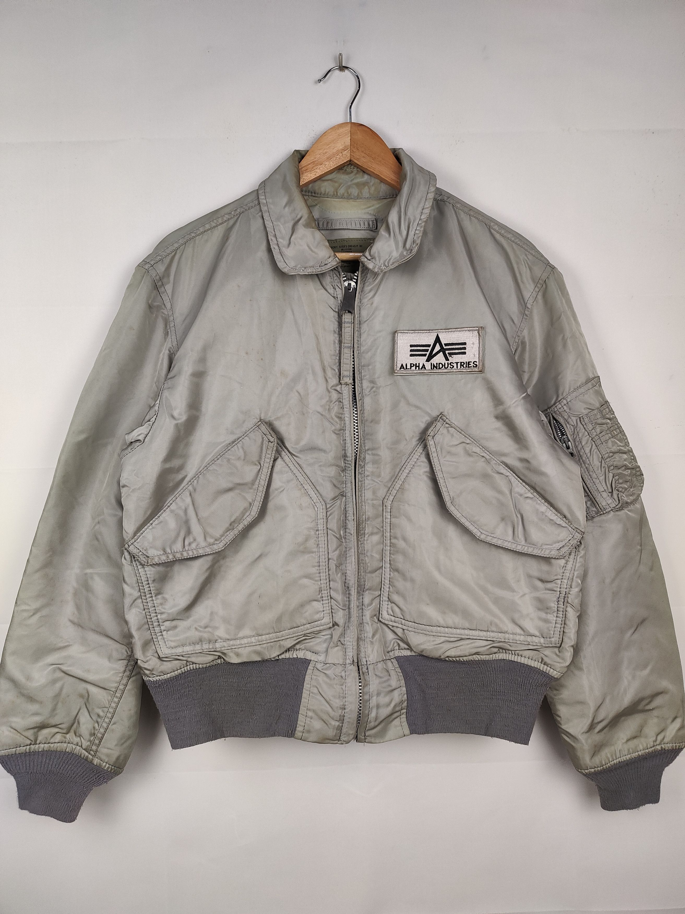 Vintage Vintage Alpha Industries Bomber Flight Jacket | Grailed