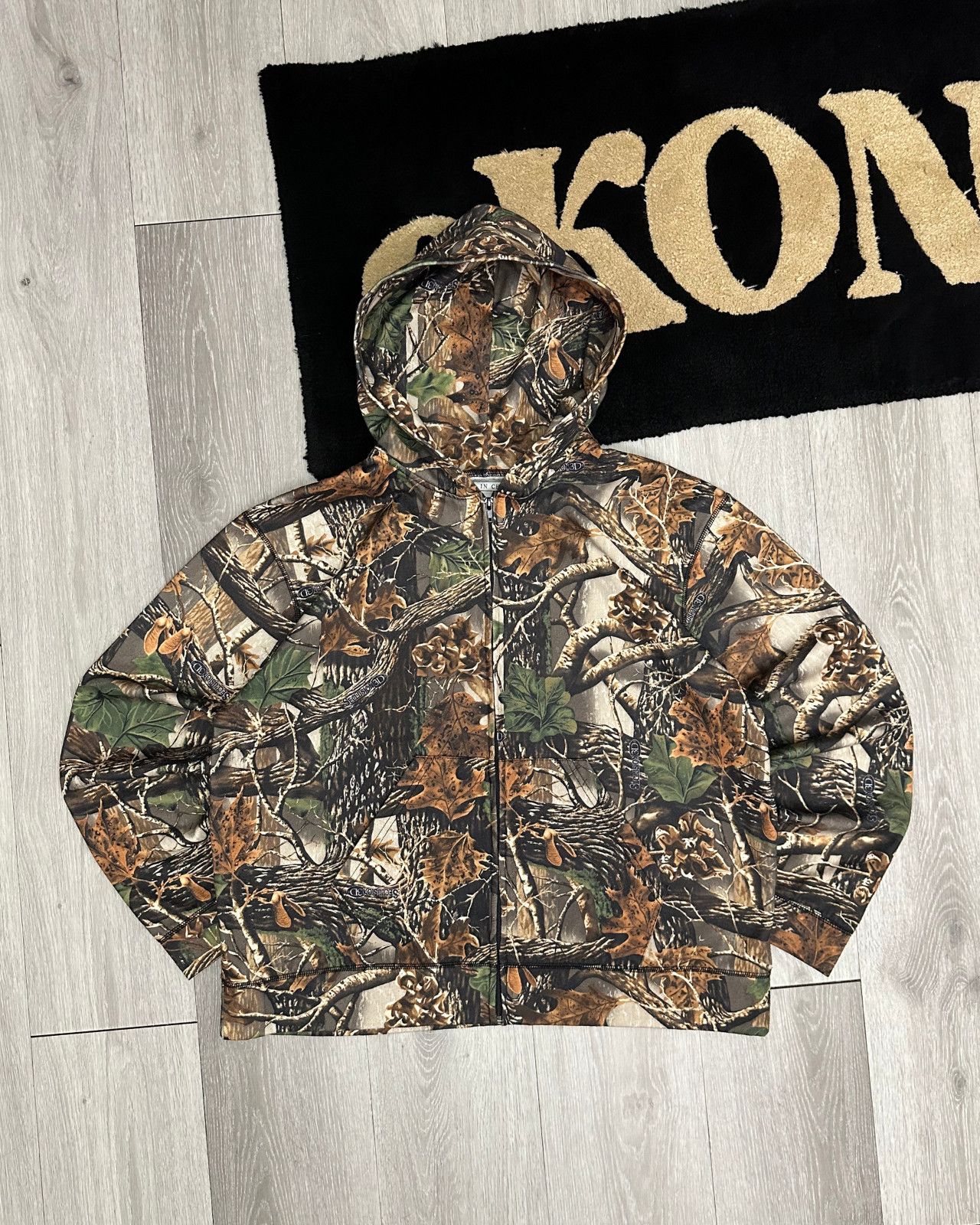 Realtree New - Green Mark Seclusion 3D Tree Camo Zip-Up Hoodie Large ...