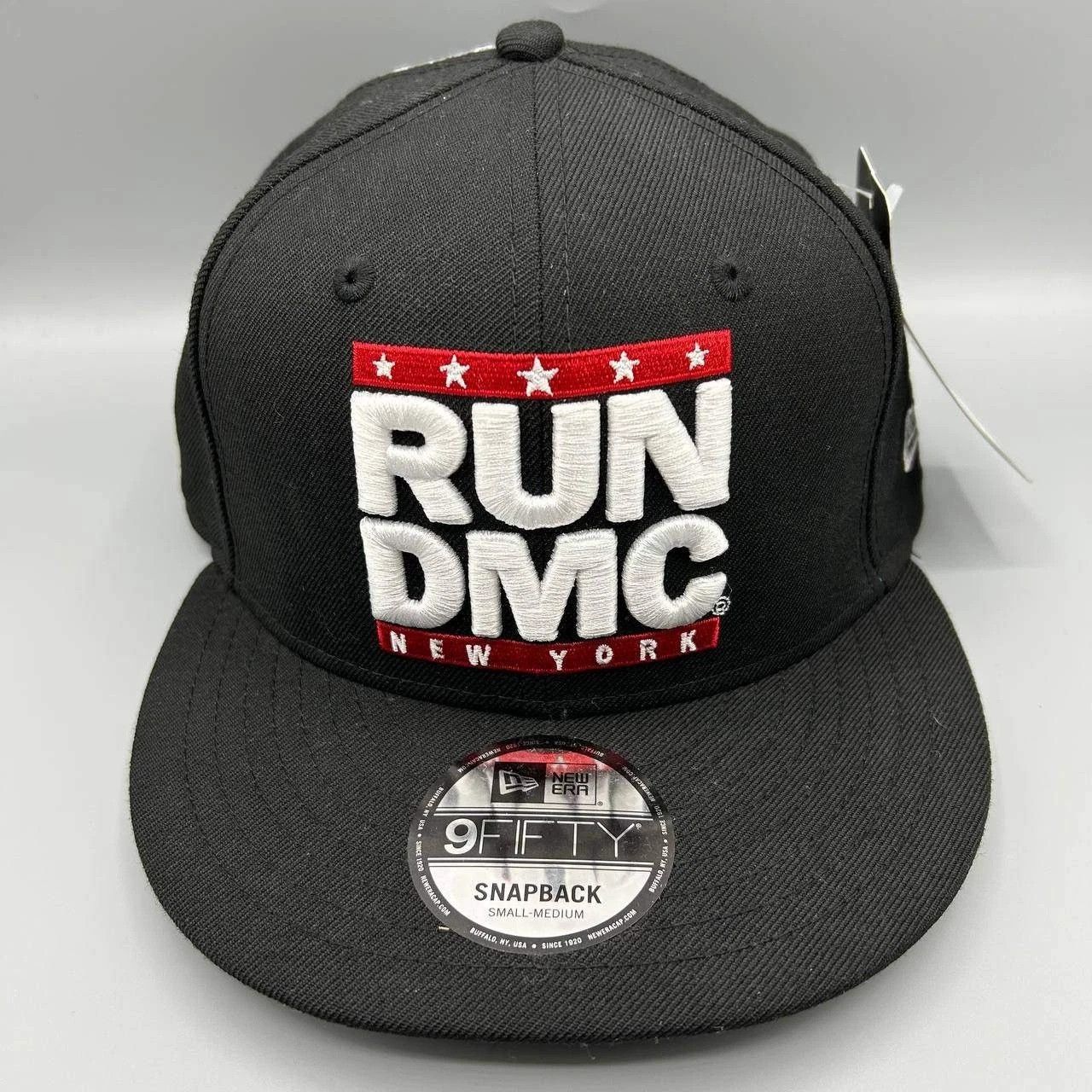 New Era Run DMC New York Hat Men S-M Black Snap Back Cap Wool New | Grailed