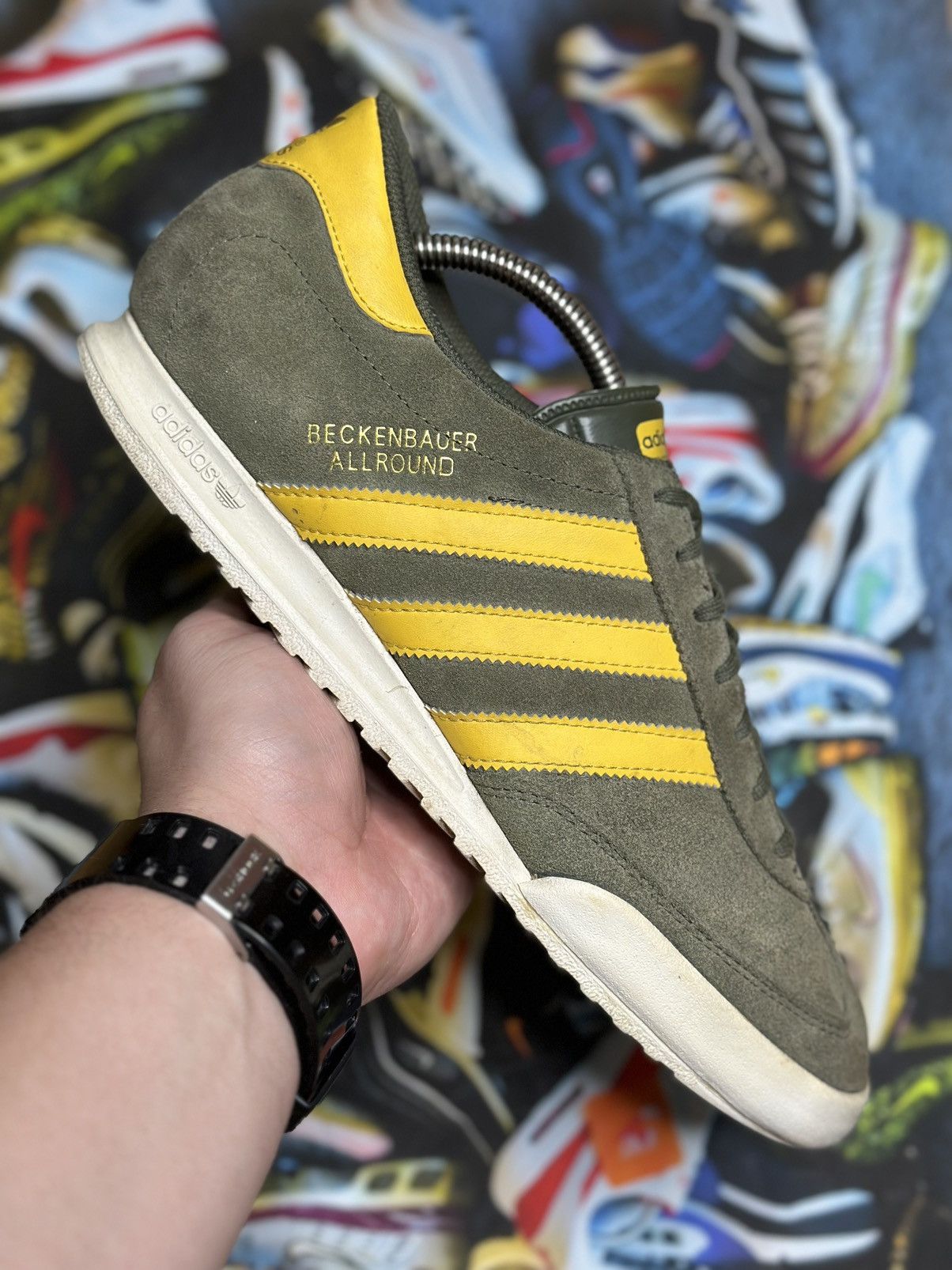 Adidas Vintage Adidas Beckenbauer Allround Green Casual Sneakers | Grailed