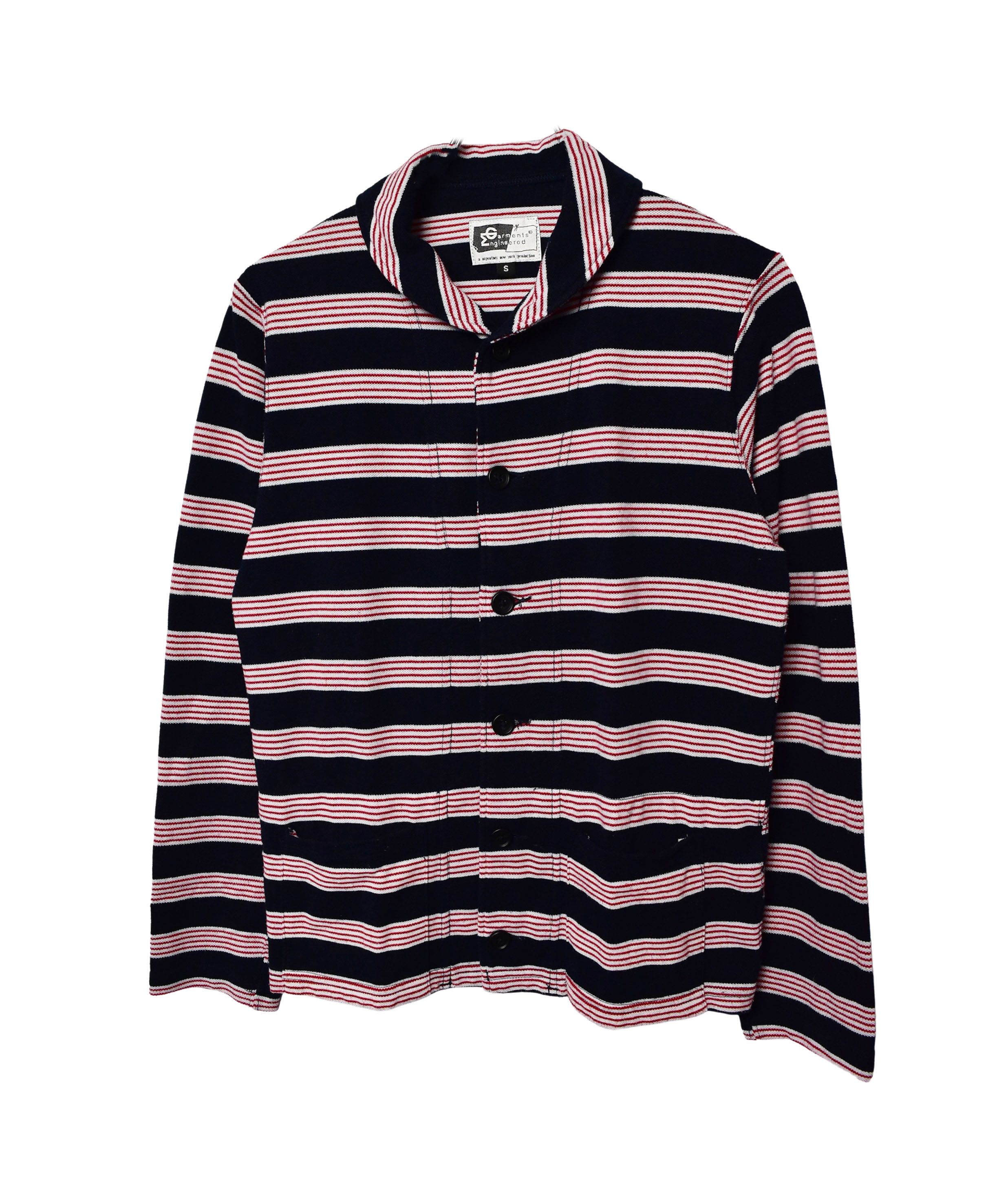 Engineered Garments ENGINEERED GARMENTS/stripe work jacket/14141 - 0613 ...
