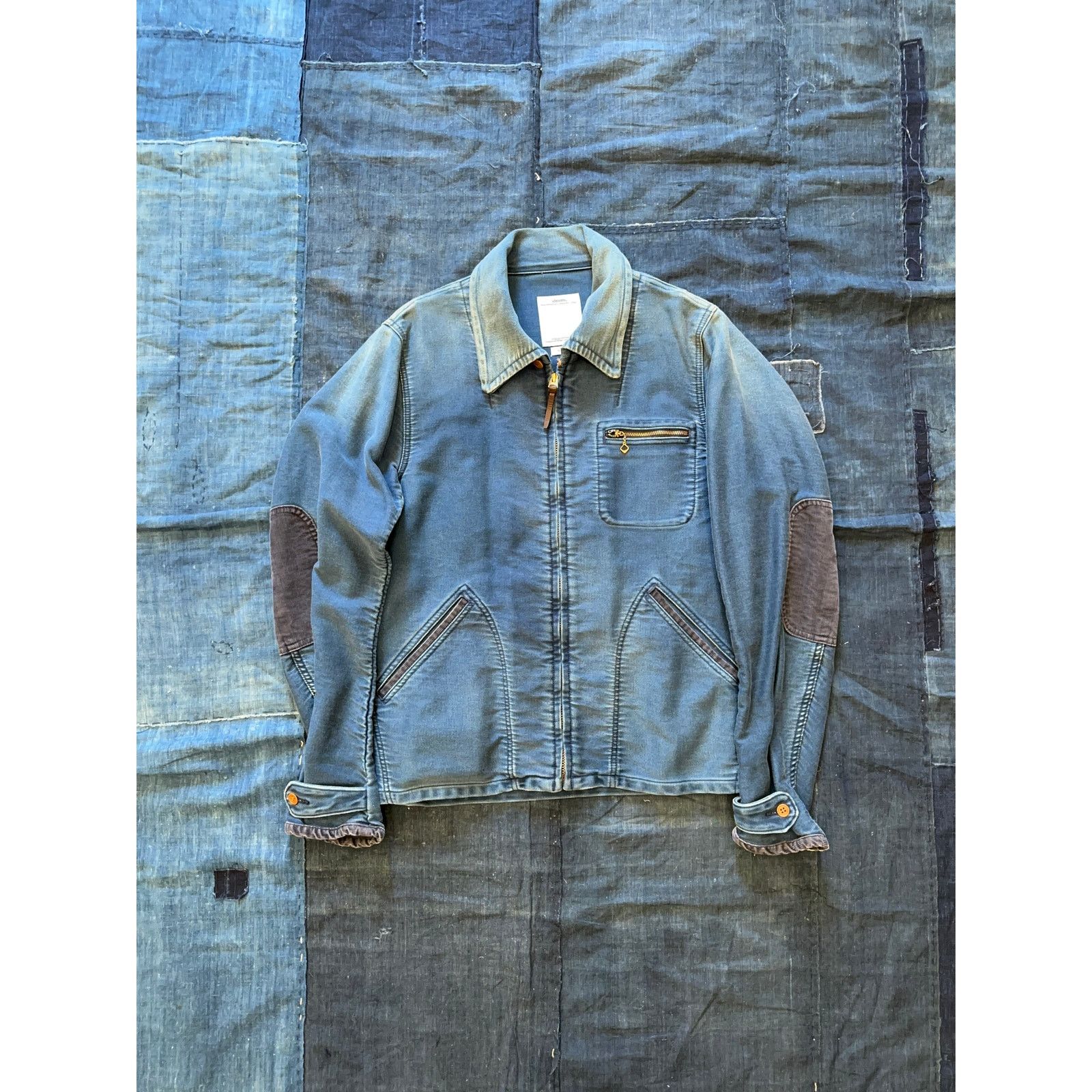 Visvim Visvim Blackhawk Blouson - Indigo Moleskin Jacket | Grailed