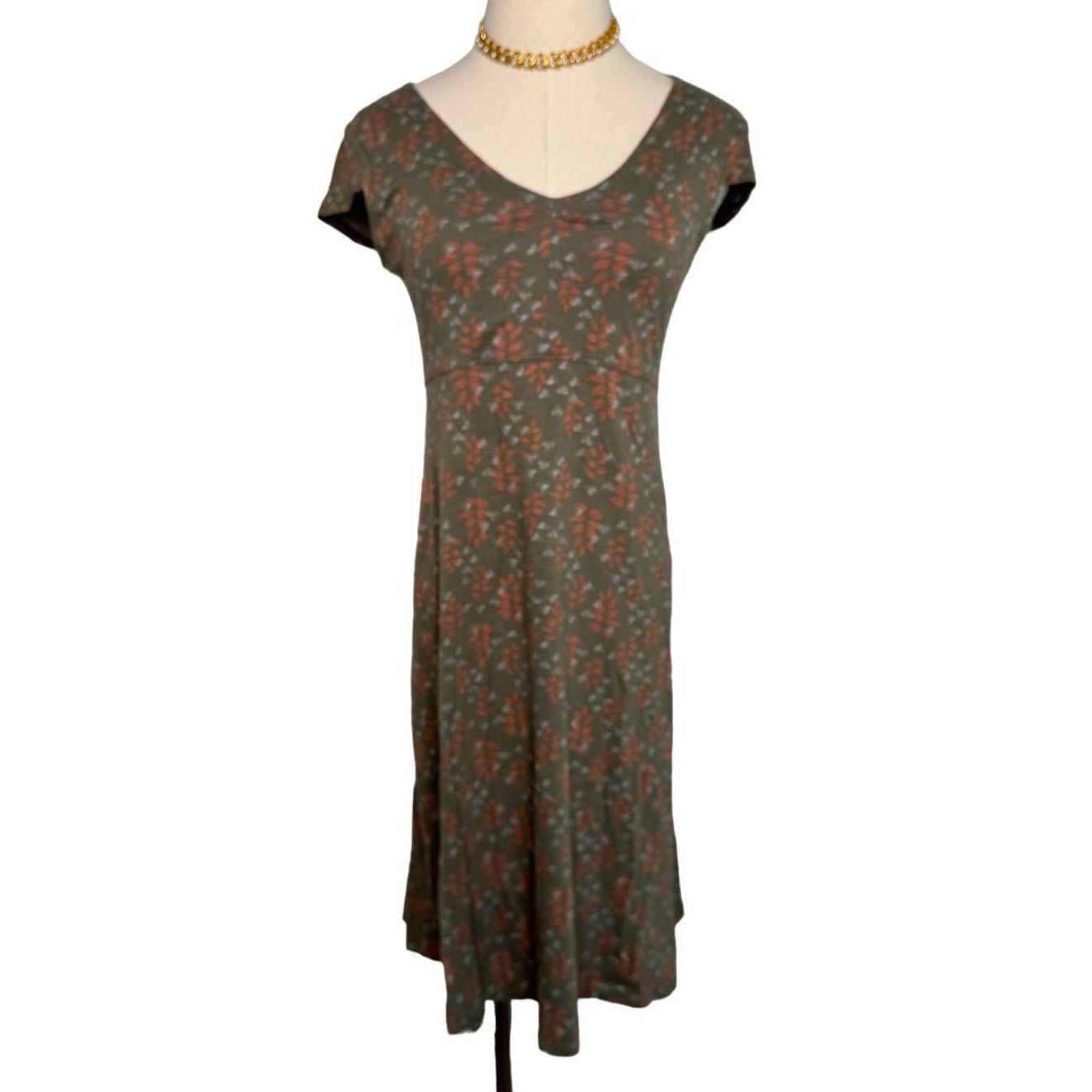 Toad&Co Toad & Co. horny toad Rosmarie leaf print dress size XS | Grailed