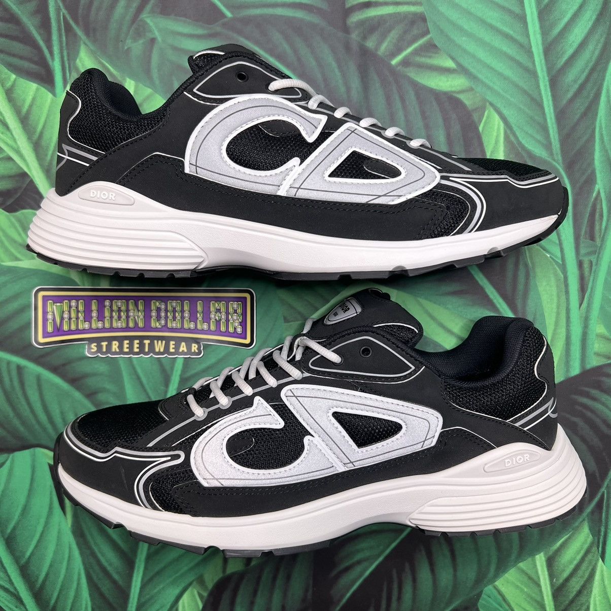 Christian Dior Monsieur × Dior B30 reflective sneaker ‘black white’ Sz ...