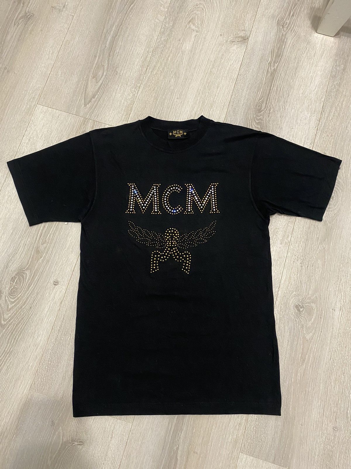 MCM MCM center logo t shirt | Grailed