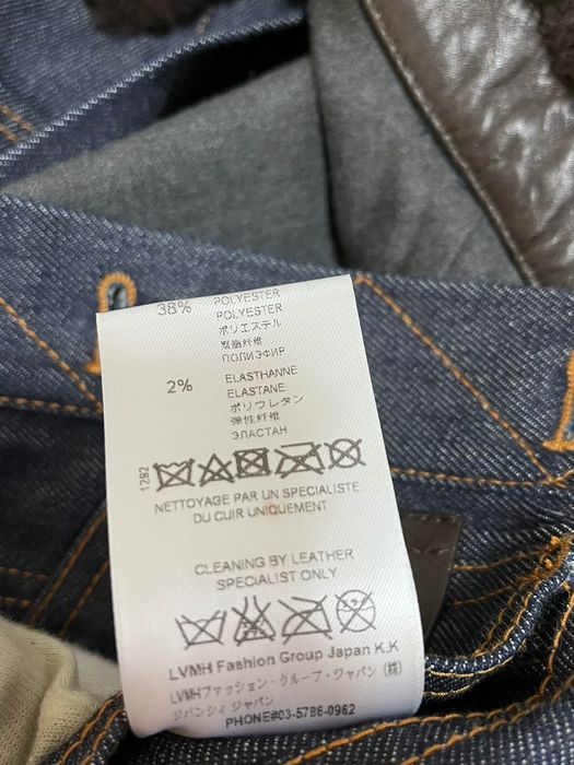 Givenchy GIVENCHY Riccardo Tisci 2016 Boa Leather Wool Denim Jacket | Grailed