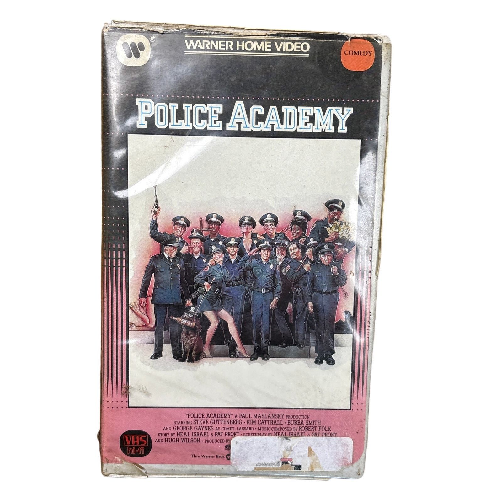 Warner Bros Vintage 1984 Police Academy Warner Home Video Clamshell ...