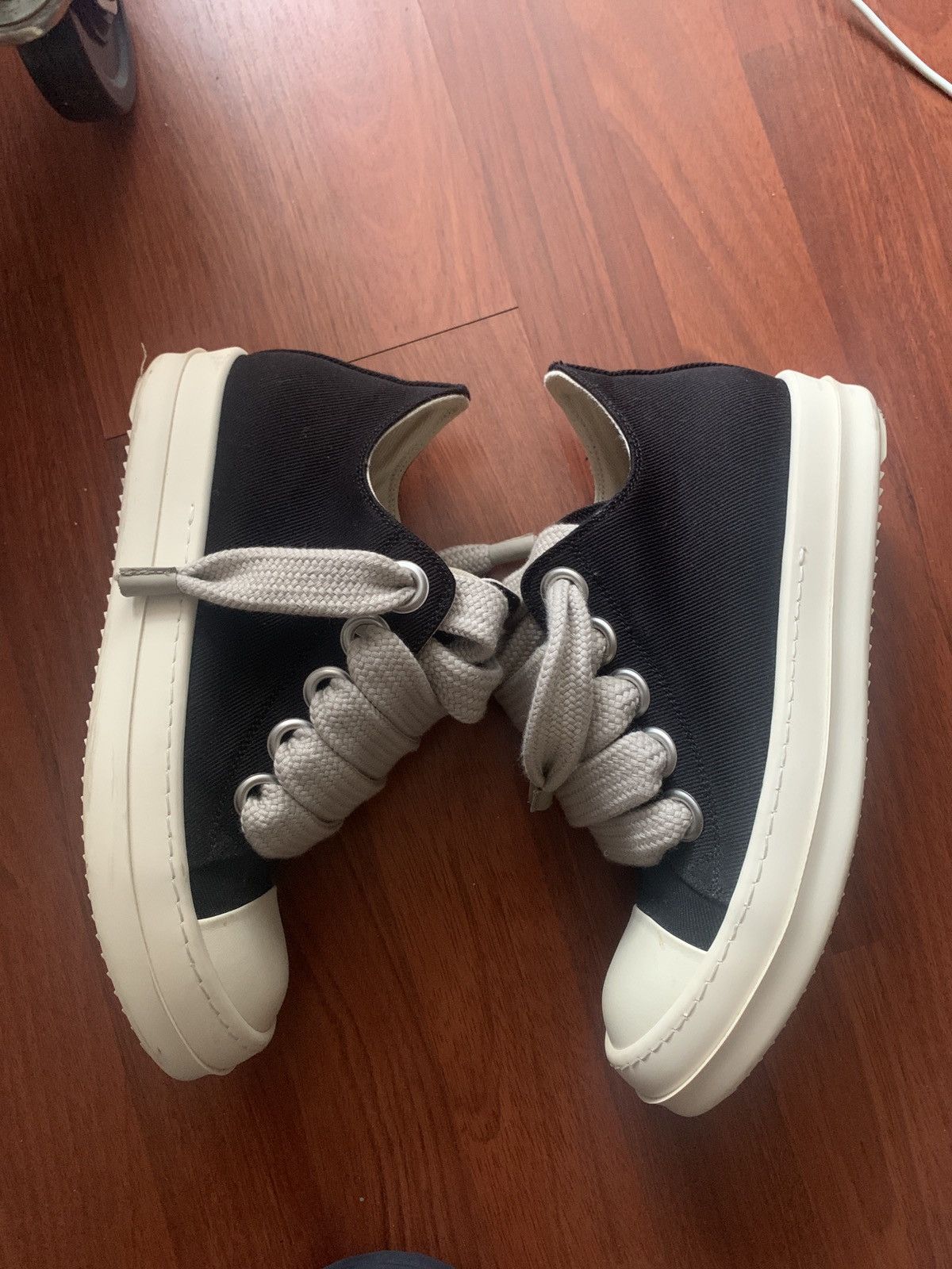 Rick Owens Drkshdw Rick Owens ramones low chunky lace | Grailed
