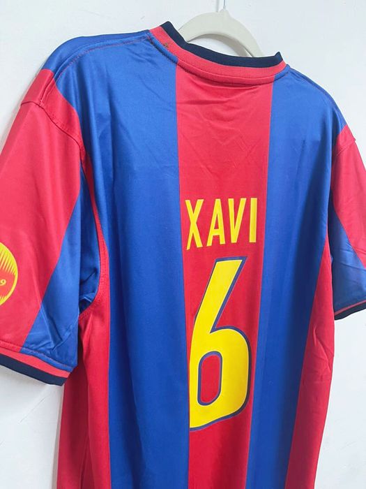 Vintage 98-99 Barcelona Xavi Home Soccer Jersey | Grailed