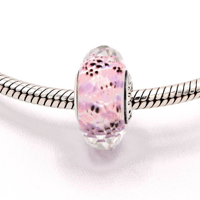 pandora Authentic Pandora Shoreline Sea Glass Faceted Murano Charm ...