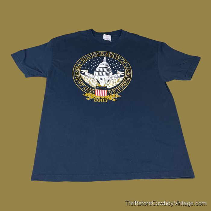 Other Y2K Bush Cheney Inauguration 2005 president George W T-Shirt ...