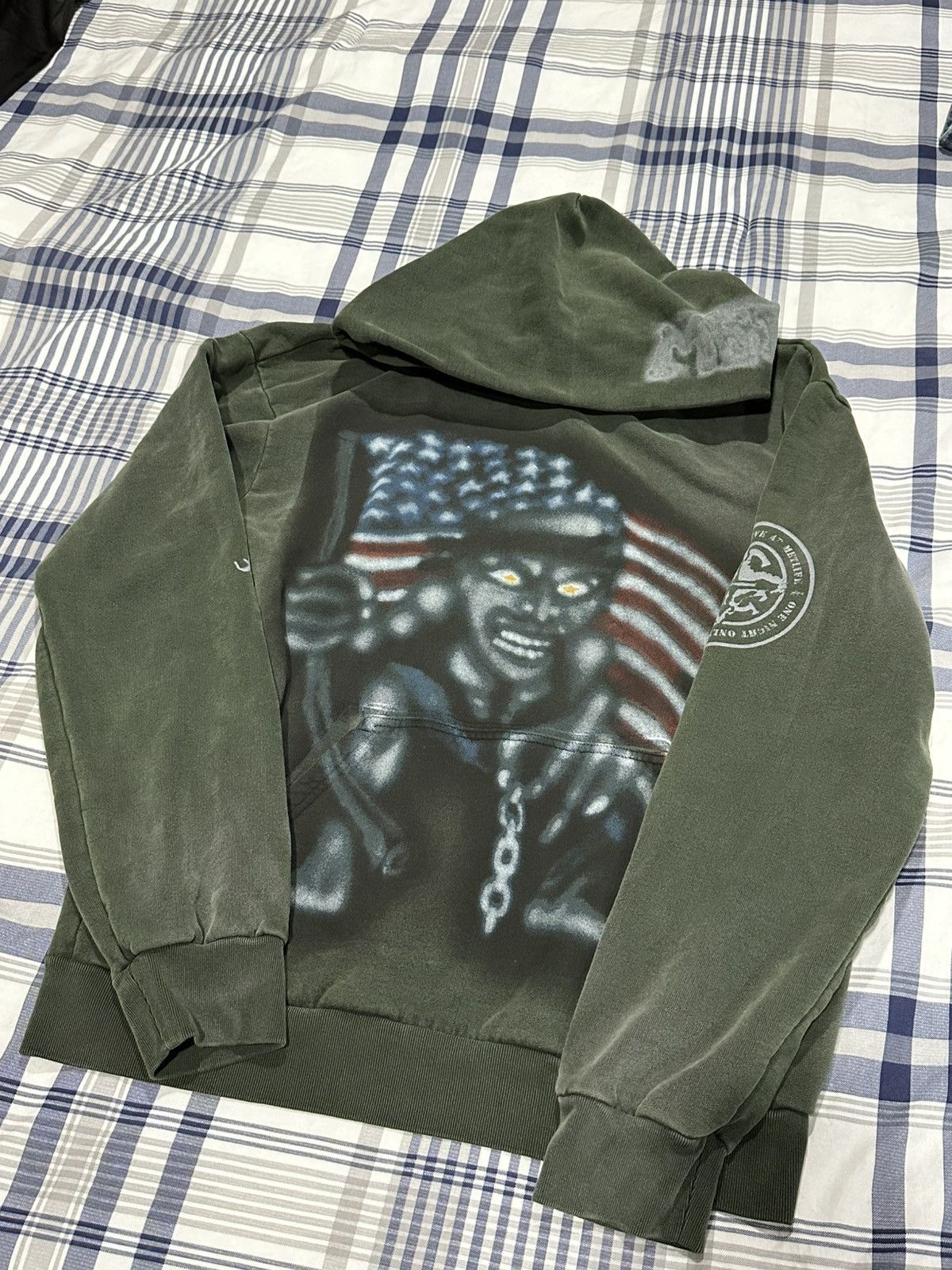 Travis Scott *NYC METLIFE* Travis Scott Circus Maximus Green Hoodie ...