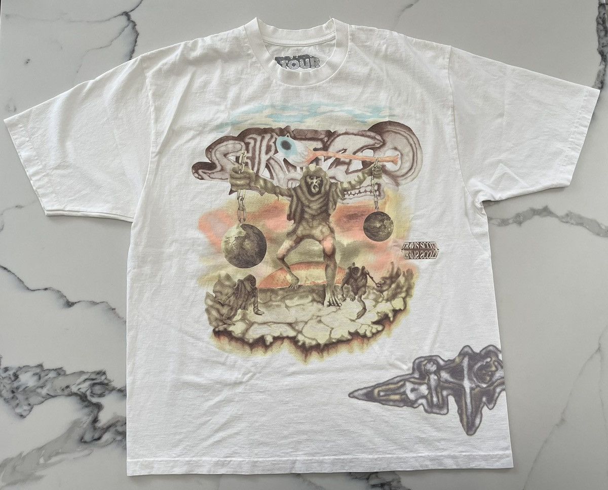 Travis Scott Travis Scott Circus Maximus Euro 2024 Tour Merch Shirt XL ...