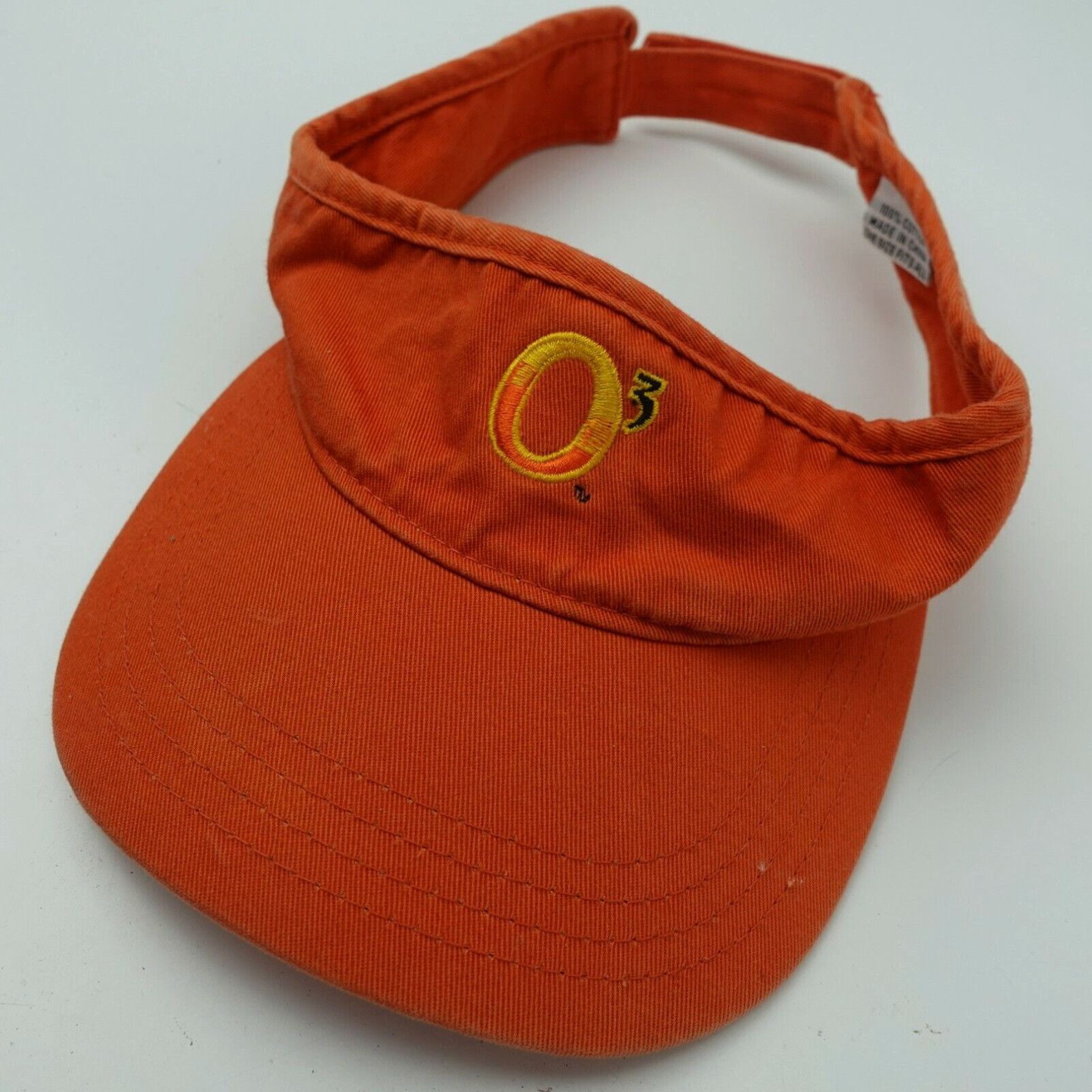 Vintage O3 Orange Visor Cap Hat Adjustable Adult | Grailed