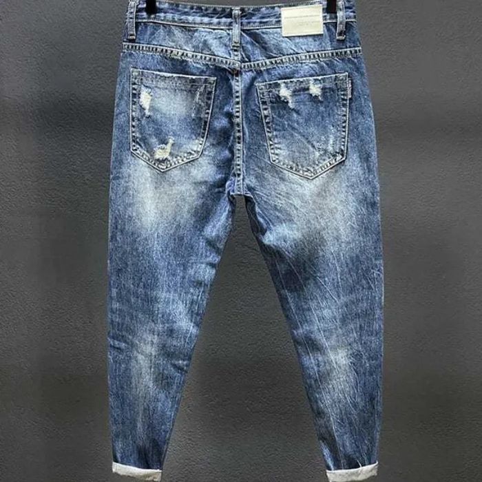 Vintage Torn Mens Cowboy Pants Print Ripped Broken Holes | Grailed