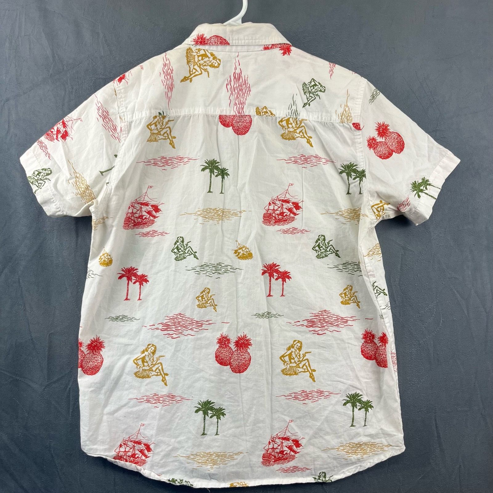 Eighty Eight Eighty-Eight Platinum Hula Girl Shirt Cocktail Mens Small ...