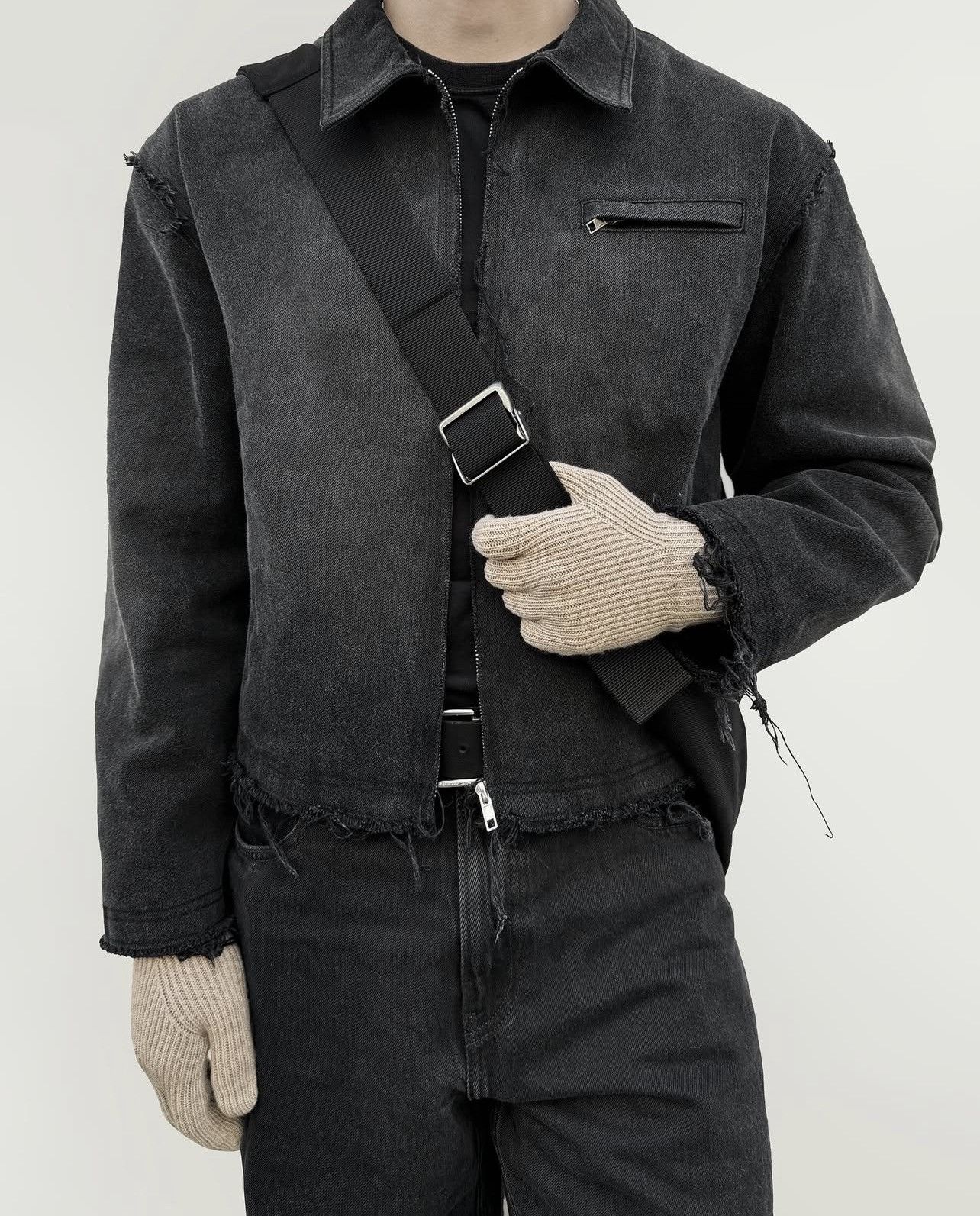 Japanese Brand × Streetwear × Vintage Jun Alyx Frayed Uniform Jacket ...