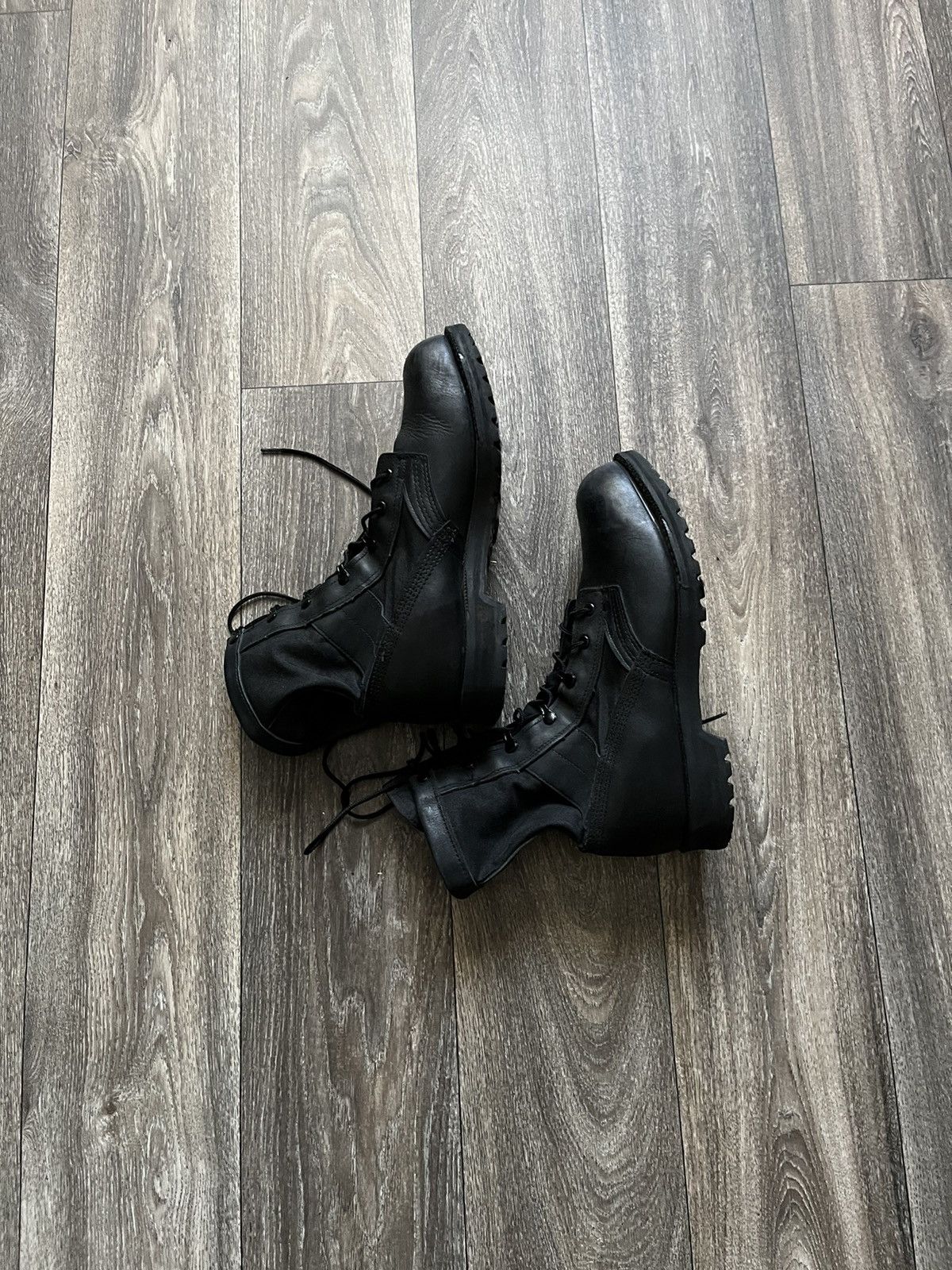 Combat Boots × Military × Vintage Vintage leather combat military boots ...