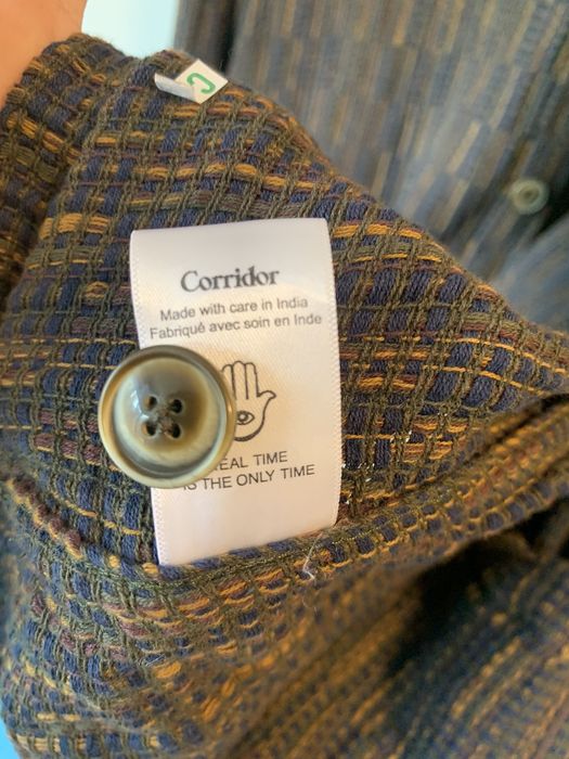 Corridor Rainbow Weave Overshirt In Brown Grailed