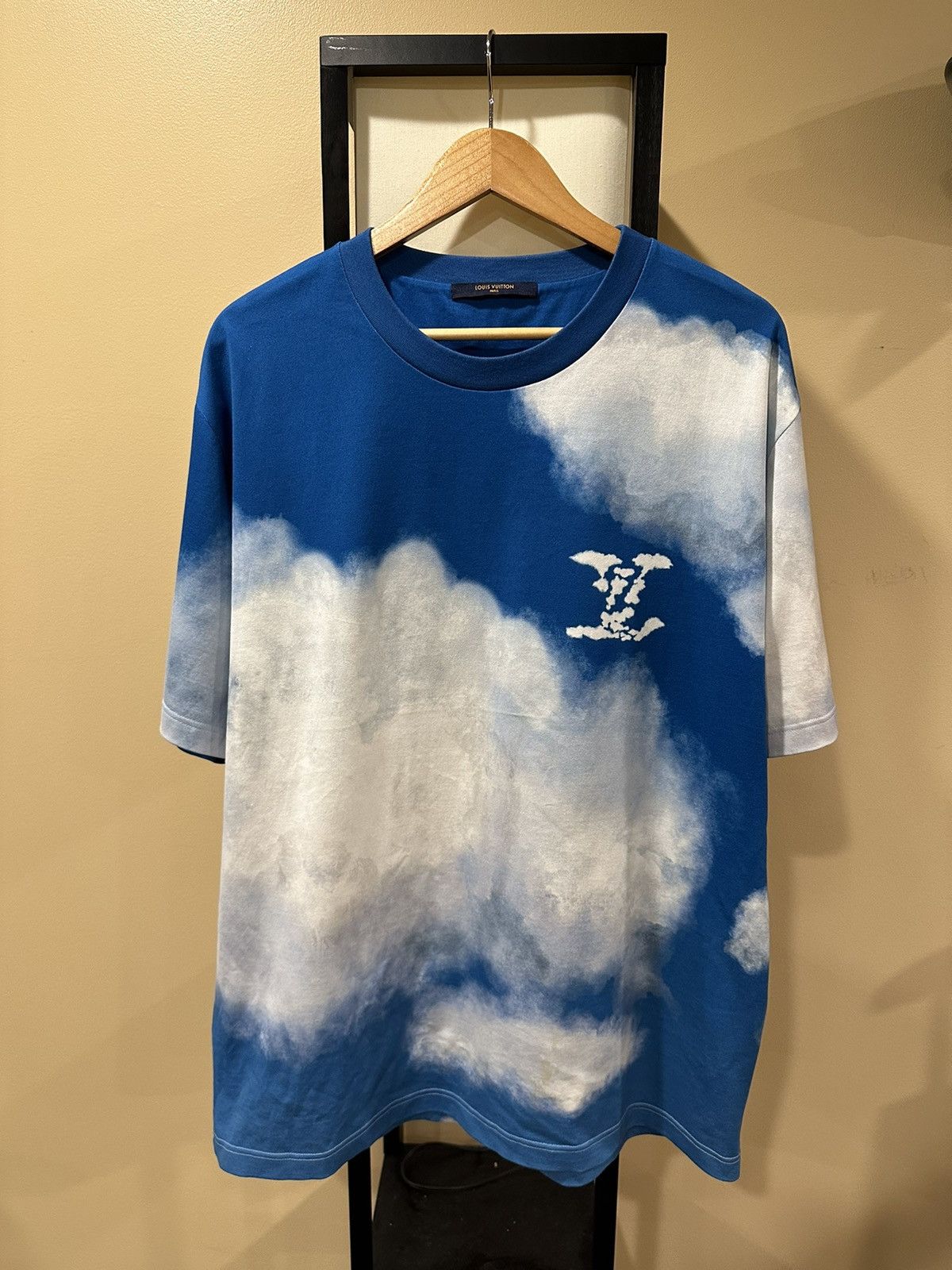 Louis Vuitton Louis Vuitton x Virgil 2020 Blue Sky & White Cloud T-Shirt | Grailed