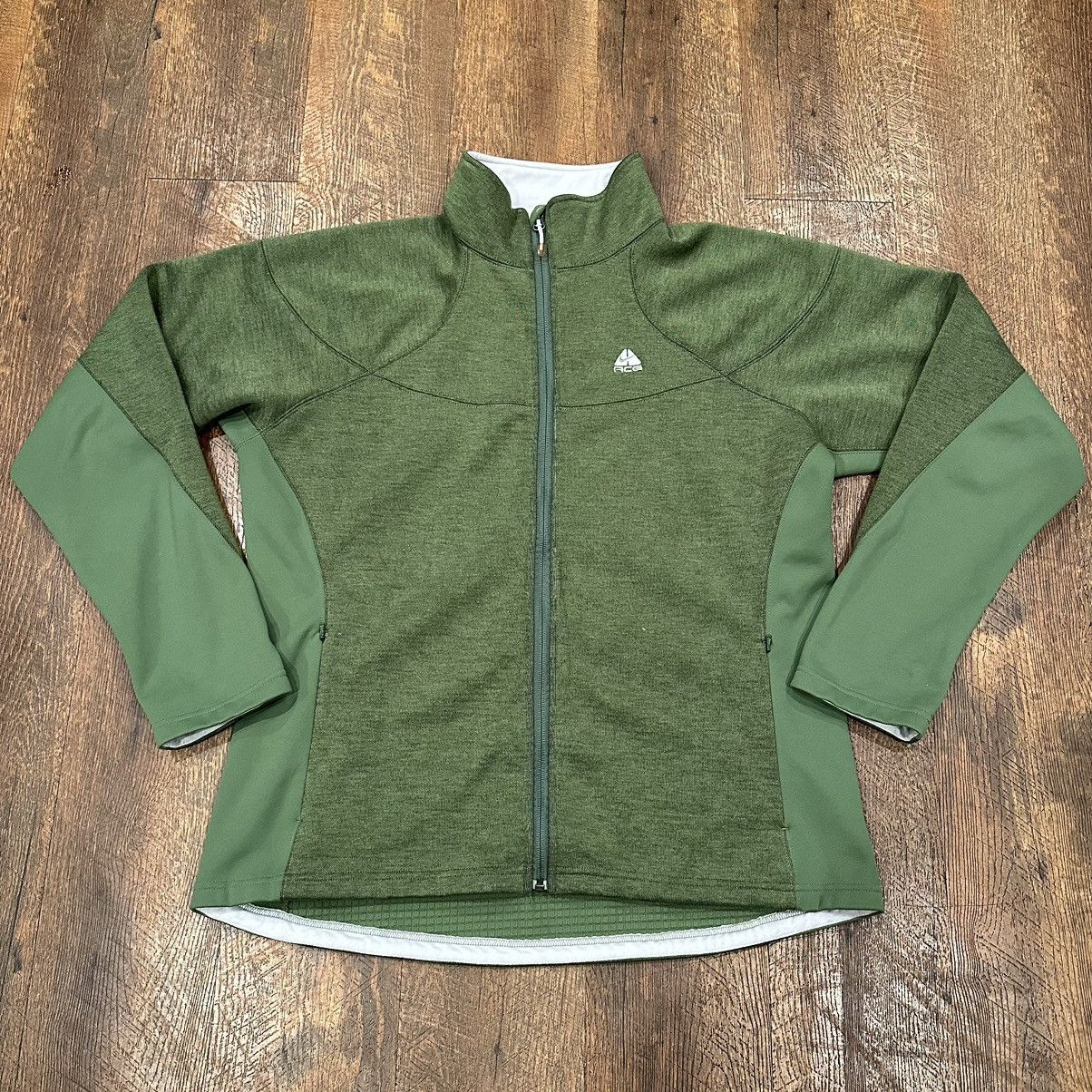 Nike × Nike ACG × Streetwear Y2K Nike ACG Green Tech Fleece Full-Zip ...