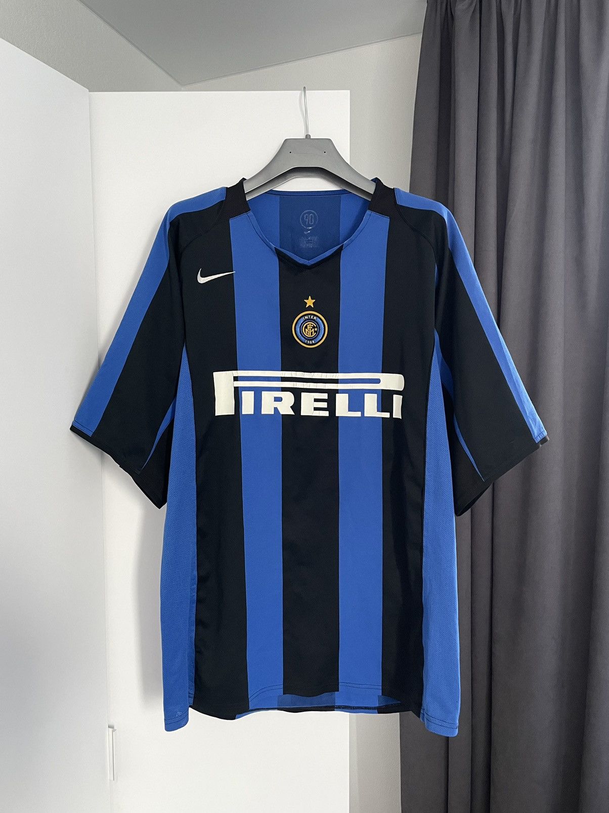 Nike Vintage Nike Inter 2003-2004 #10 Adriano Home Soccer Jersey | Grailed