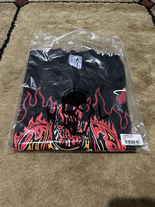 Warren Lotas Warren Lotas Miami Heat T-Shirt | Grailed