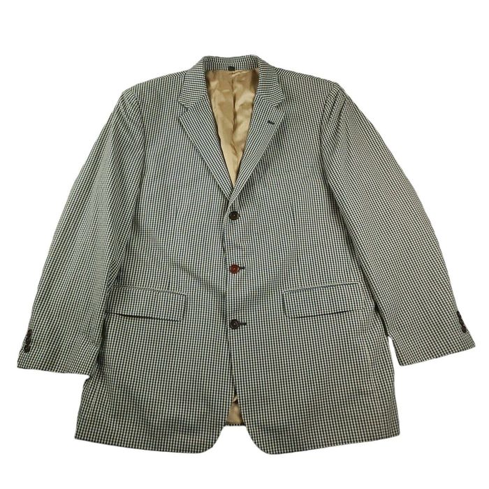 Orvis Orvis Blazer Sports Coat 46L Gingham Single Breast 3 Button | Grailed