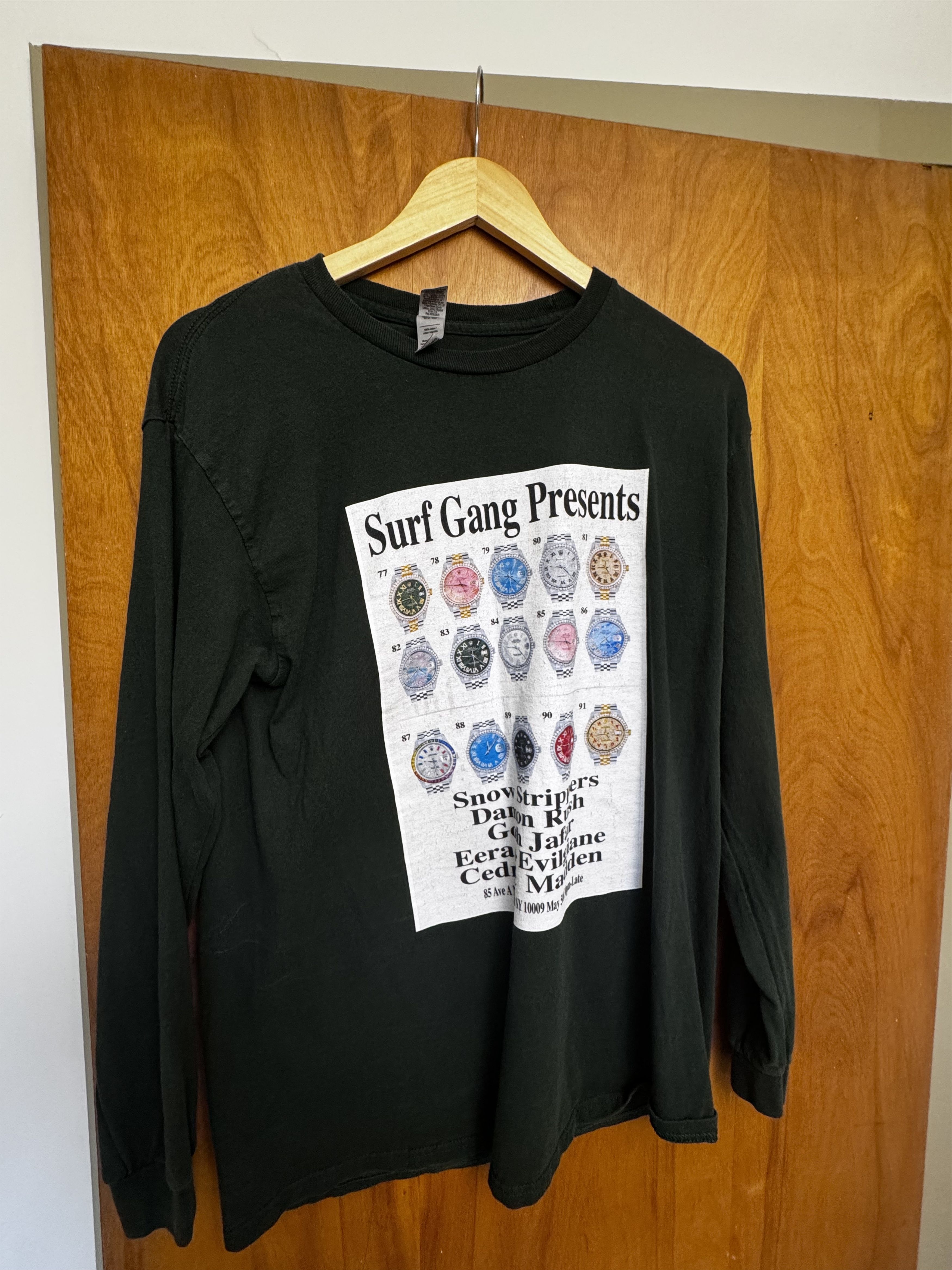 Drain Gang Surf Gang x Snow Strippers NYC Long Sleeve Tee | Grailed