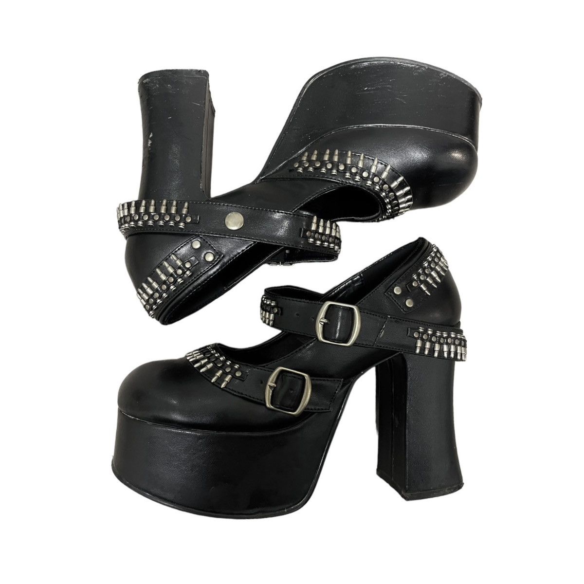 Demonia Cult × Vintage Demonia bullet heels | Grailed