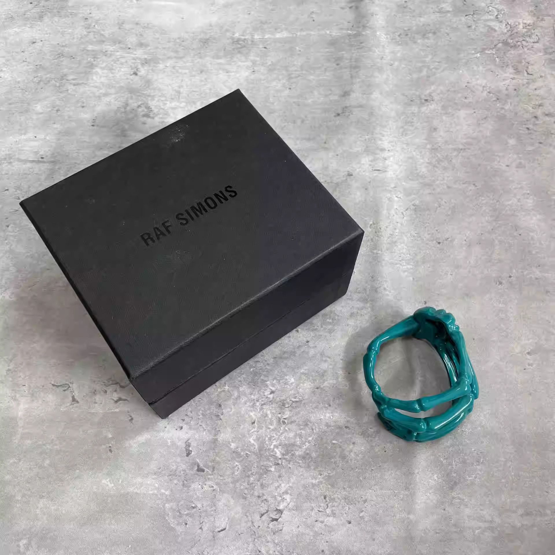 Raf Simons Raf Simons Blue Ghost Claw Bracelet | Grailed
