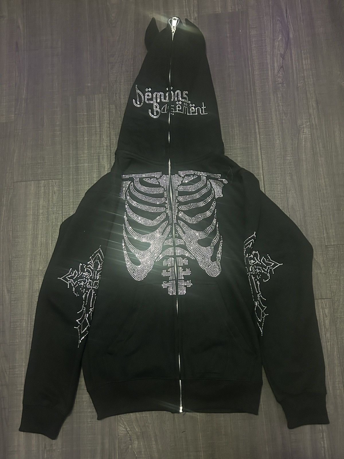 Japanese Brand Demons Basement “The Lost World” Horned Rhinestone Full ...