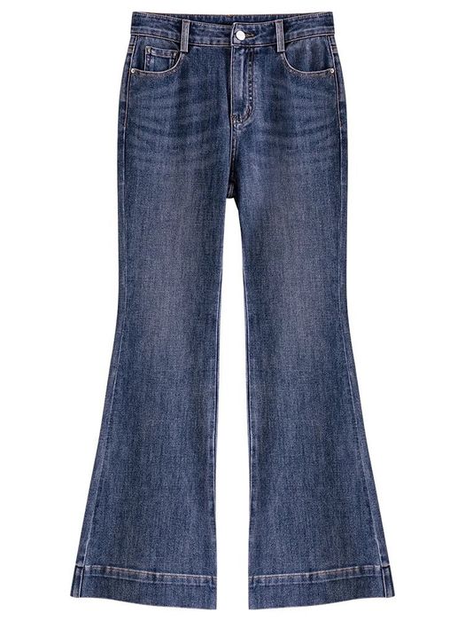 Designer Retro Style High-waisted Black Bootcut Jeans | Grailed