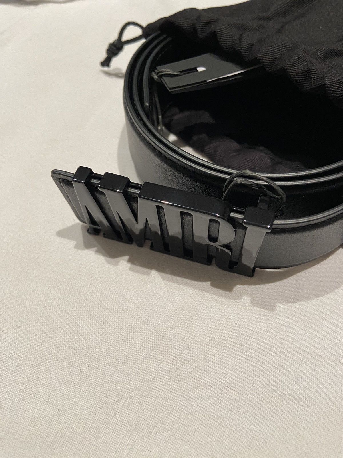 Amiri AMIRI Men's Leather Logo Belt SS23 | Grailed