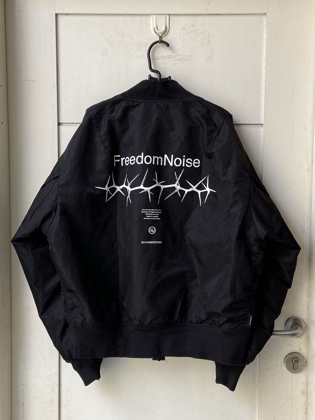 GU × Undercover GU x UNDERCOVER Black Bombers Jacket | Grailed