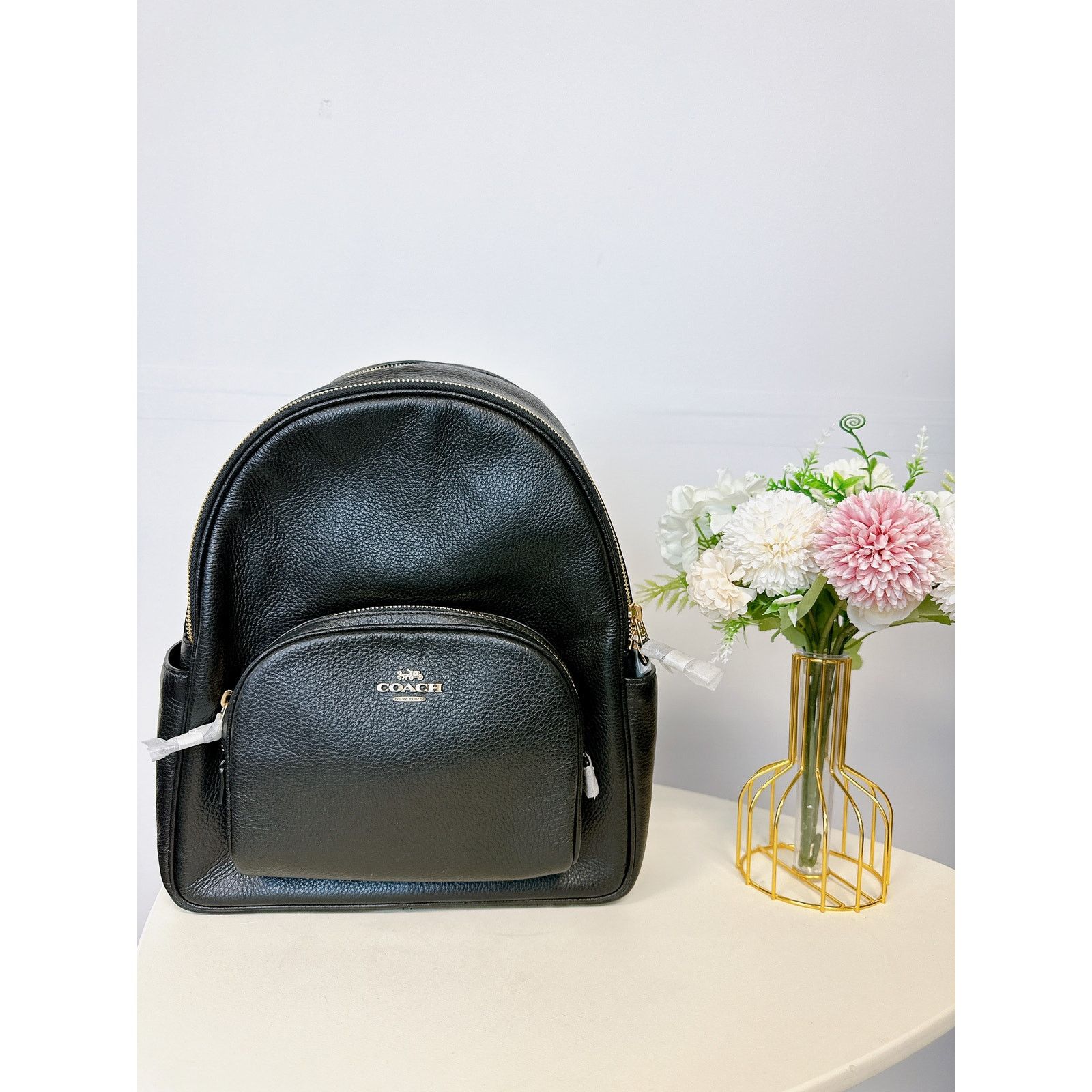 Coach Coach 5666 Court Leather Backpack In Black | Grailed