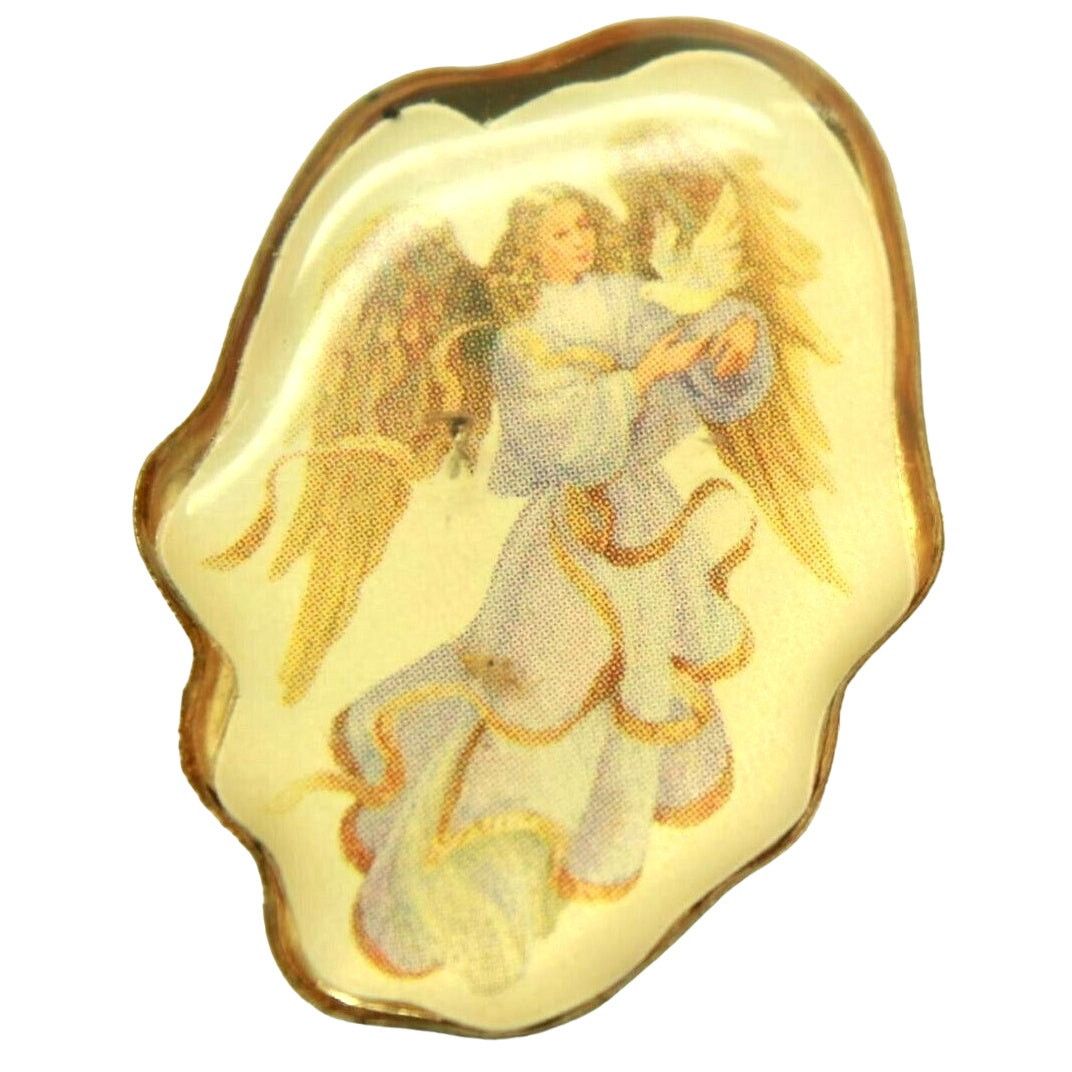 Other 2 Vintage Adorable Little Enamel Angels Christmas Pins | Grailed