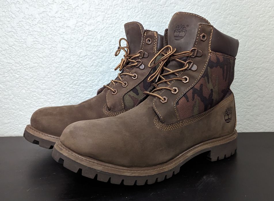 Timberland Timberland 6 inch boot camo | Grailed