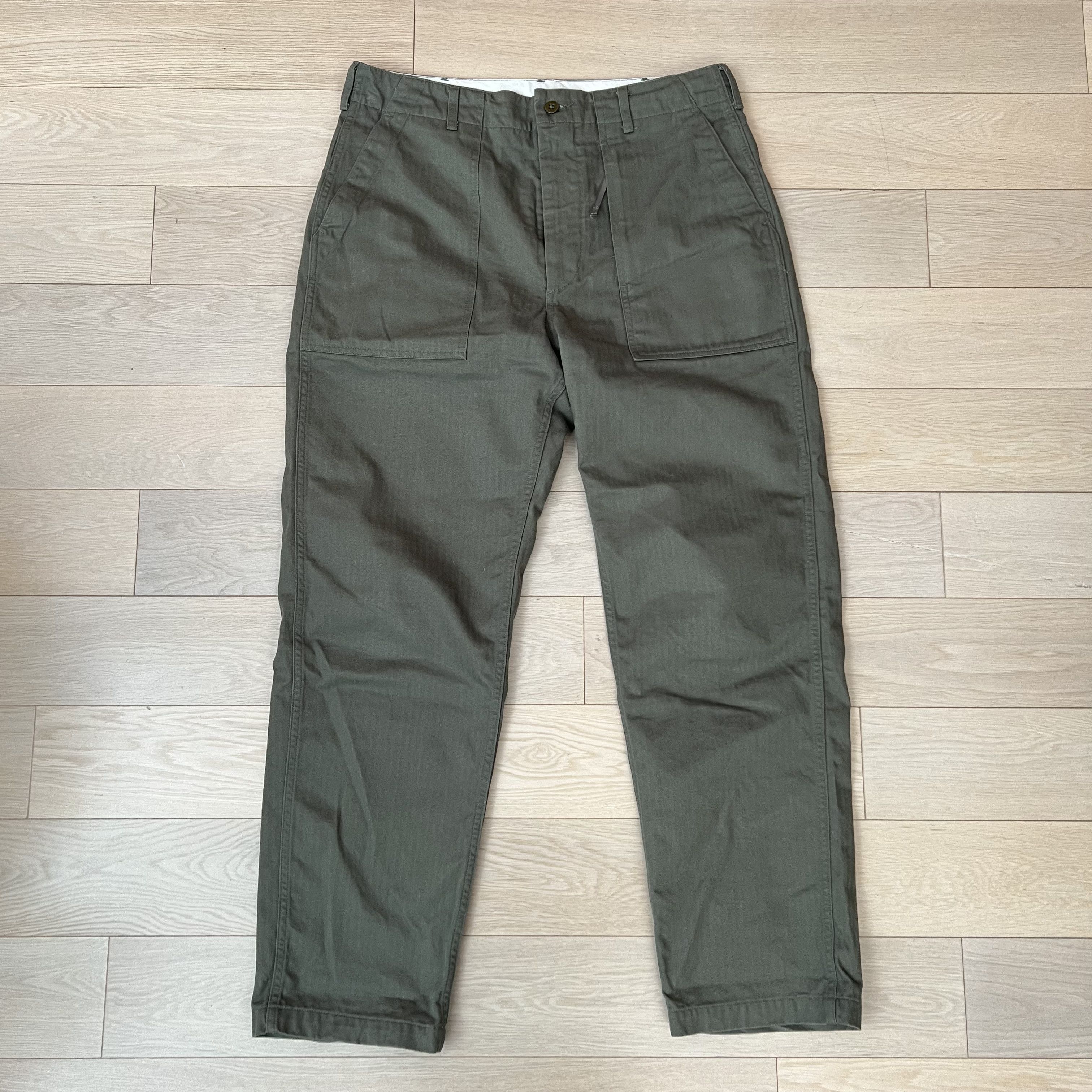Engineered Garments Olive Fatigue pants | Grailed