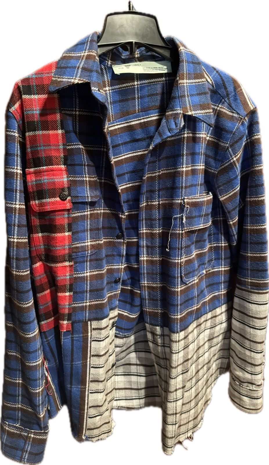 Off-White × Virgil Abloh *RARE* FW19 Off-White "Main Label" Multicolor ...