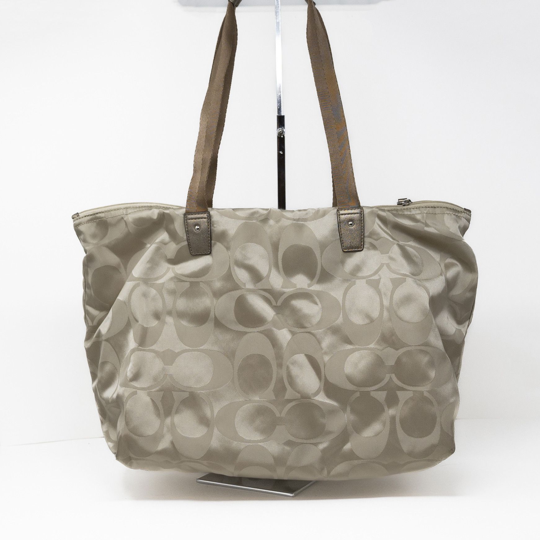 Coach Coach C Logo Woven Print Pattern Leather Trim | Grailed