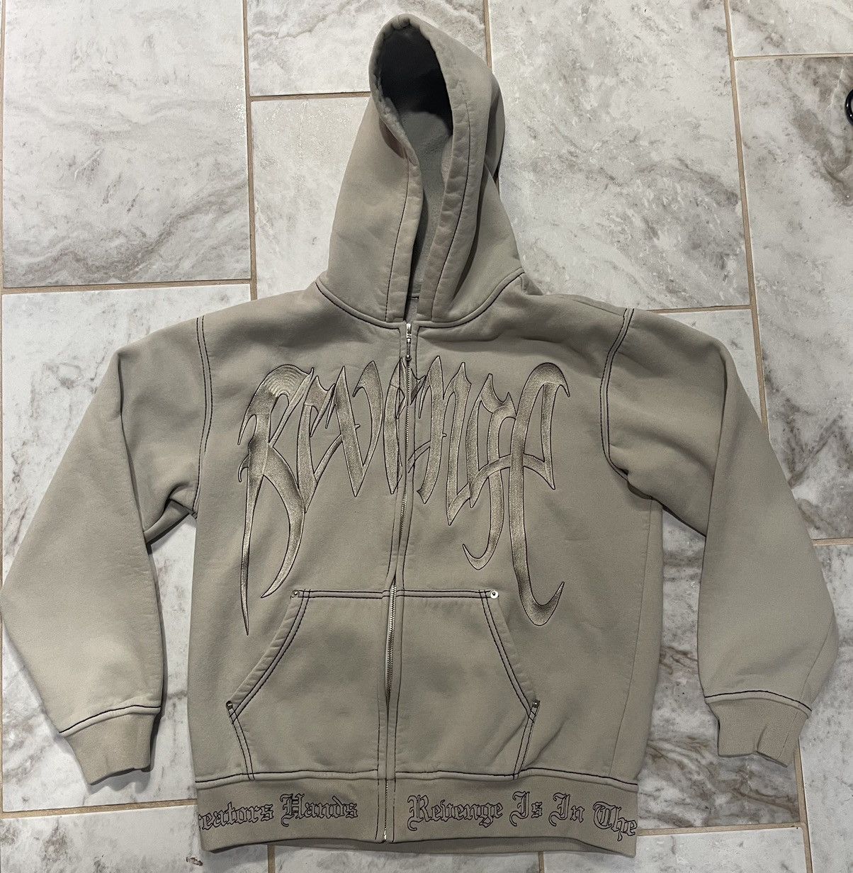 Revenge Revenge zip up | Grailed